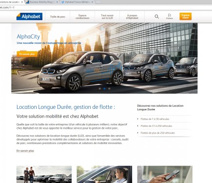 Alphabet est un nom appartenant à une filiale de BMW